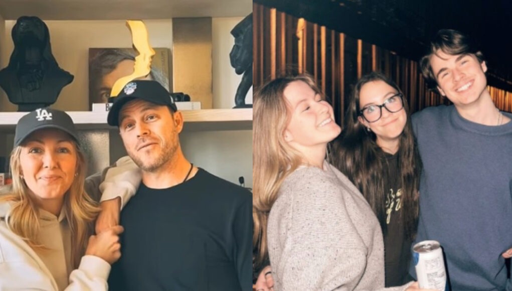 Véronique Cloutier et Louis Morrissette posent avec leurs 3 enfants sur ...